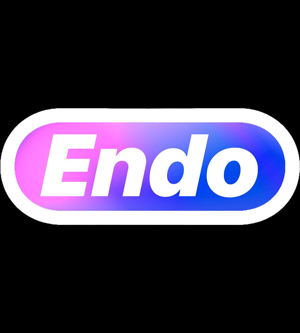 Endo Logo Hoodie - Blue Corner Variant - Pixel Empire
