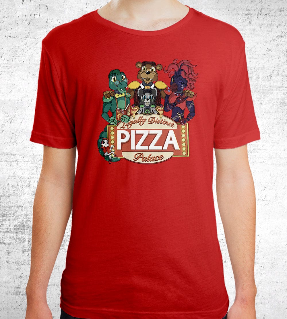 Legally Distinct Pizza Palace T-Shirt - Pixel Empire