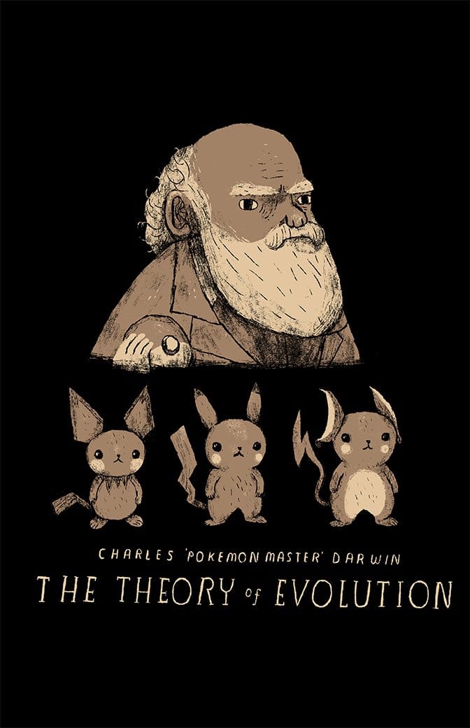 Darwin's Theory Of Poke Evolution - Pixel Empire