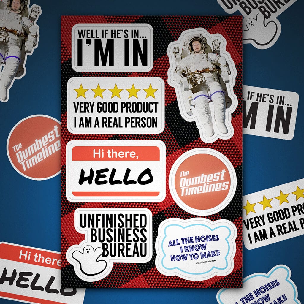 Ryan George Sticker Sheets - Pixel Empire